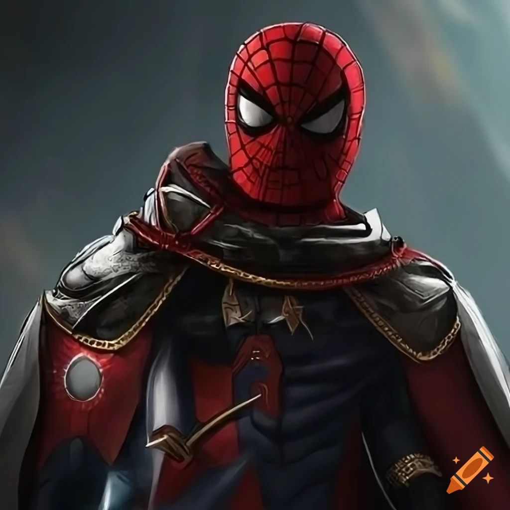 Image of a medieval knight spiderman on Craiyon
