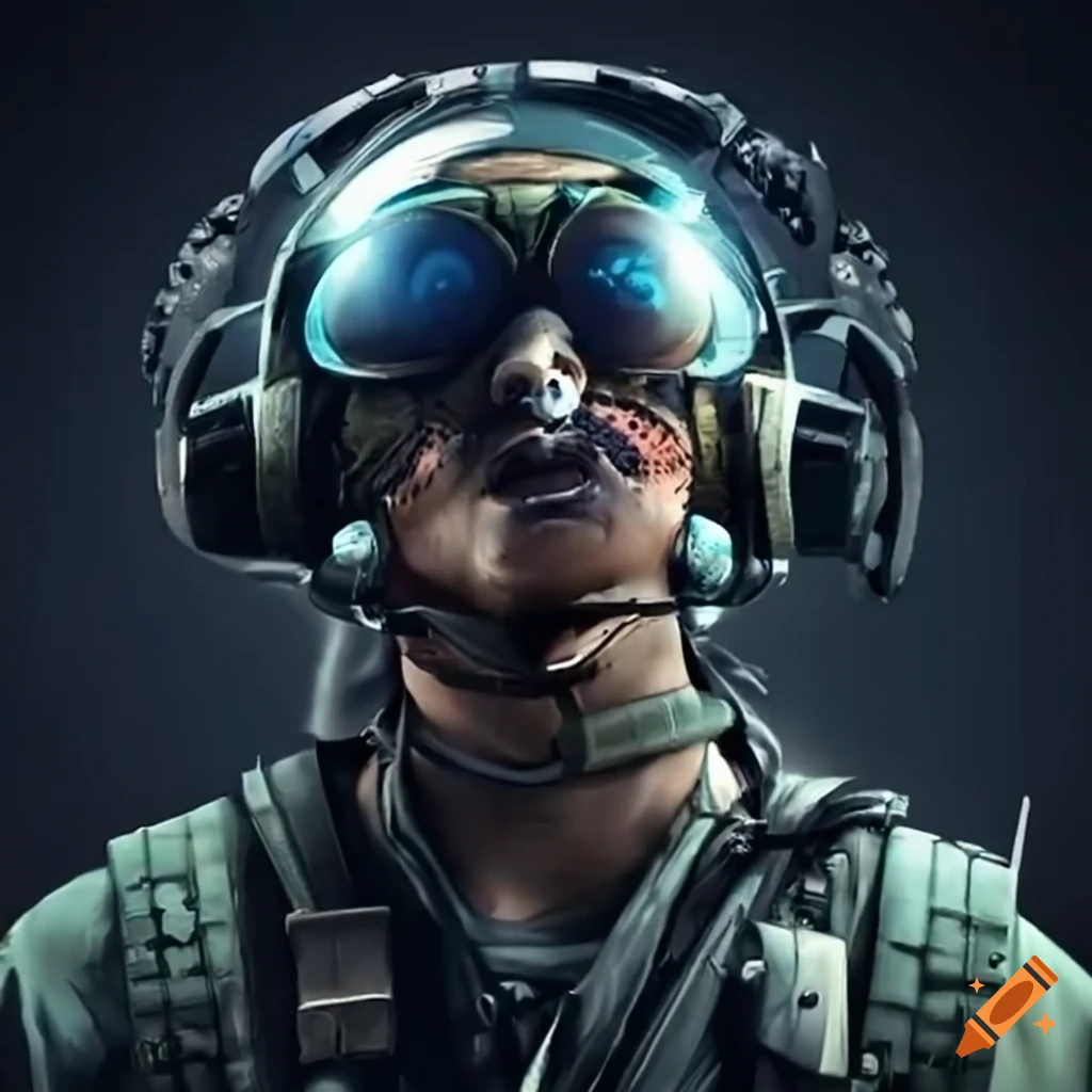 Fighter pilot fainting in the cockpit on Craiyon