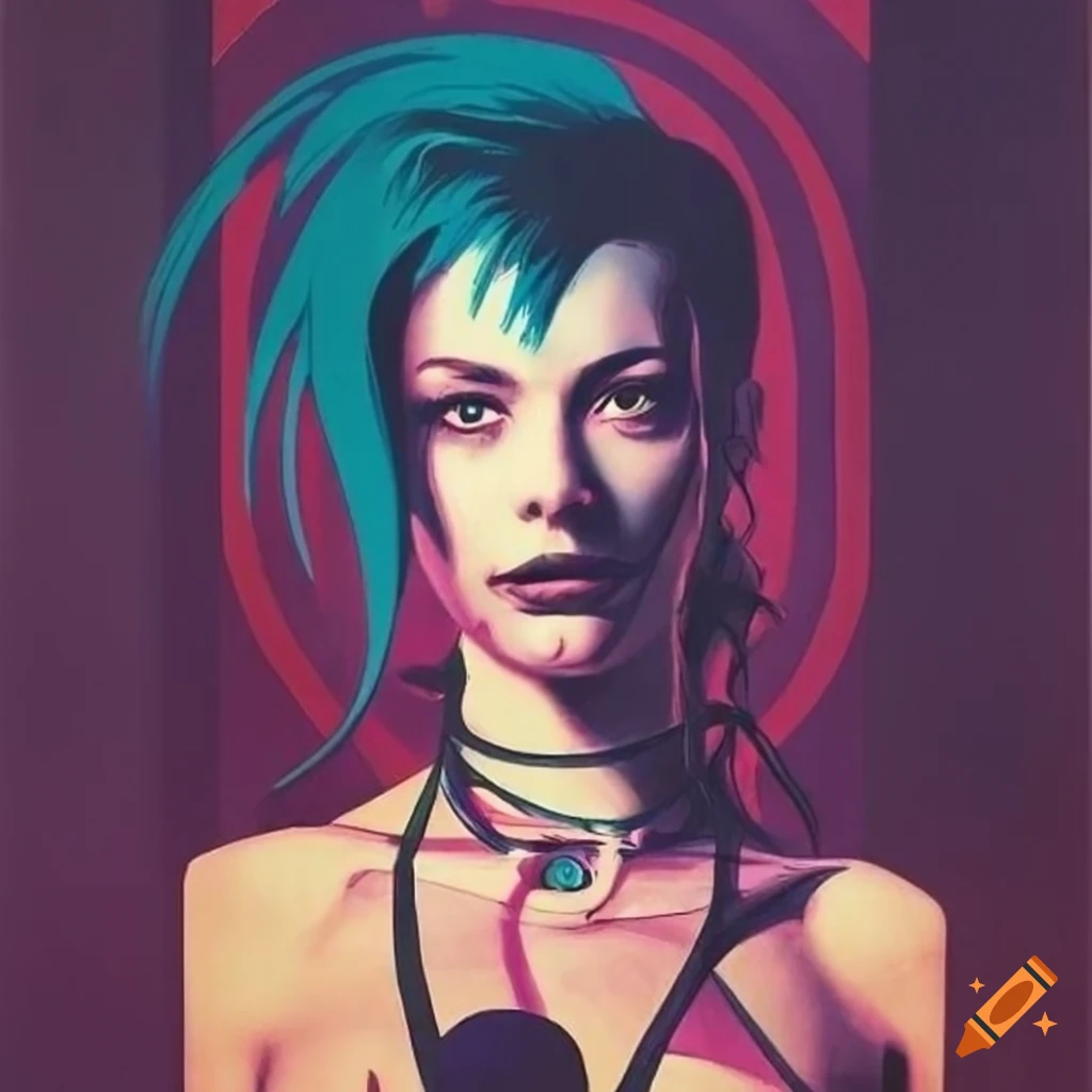 Vintage travel poster with vibrant magical details on Craiyon