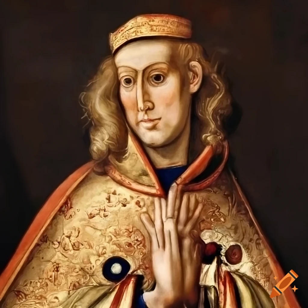 Medieval manuscript illustration of moor on Craiyon