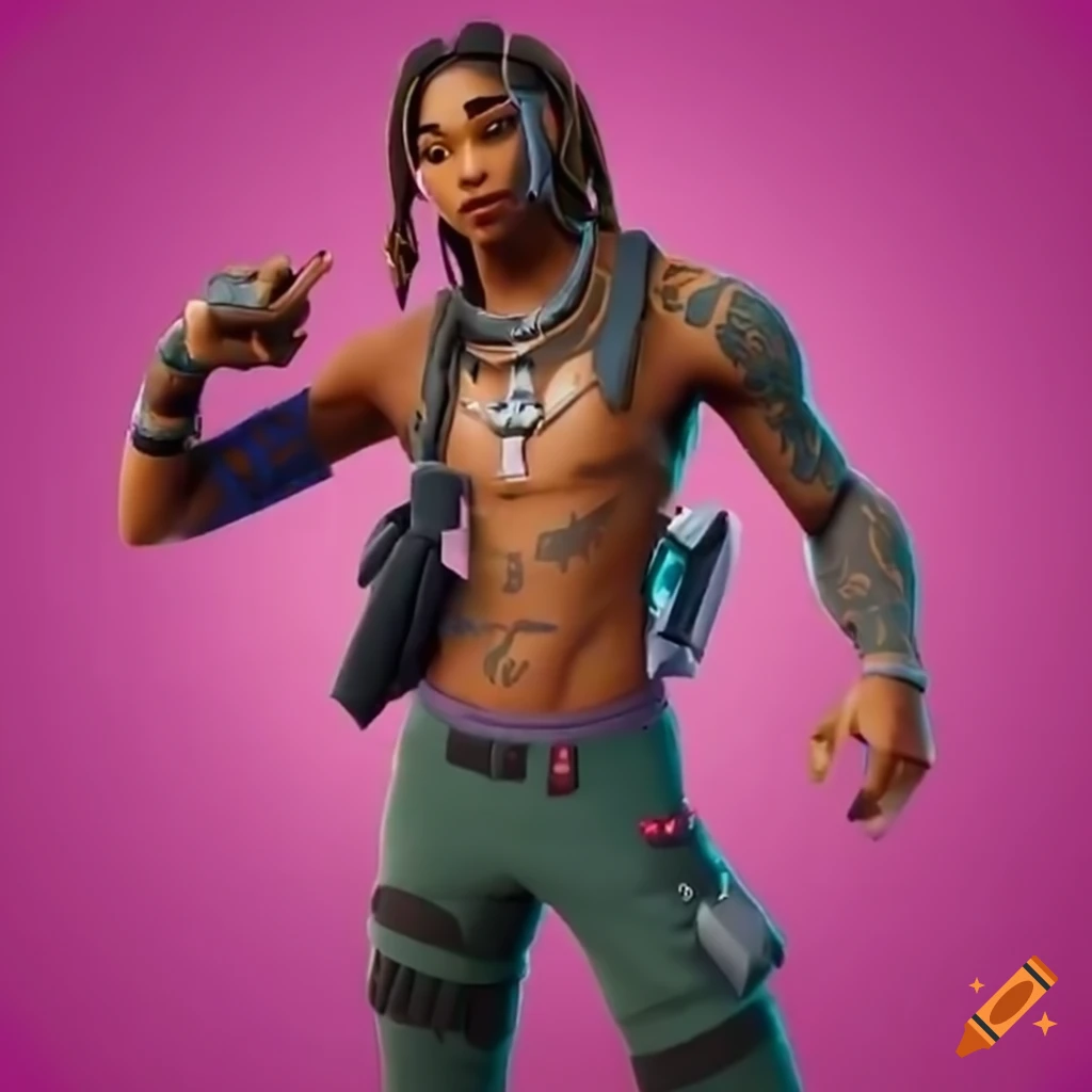 Fortnite-style artwork with the text ddg on Craiyon