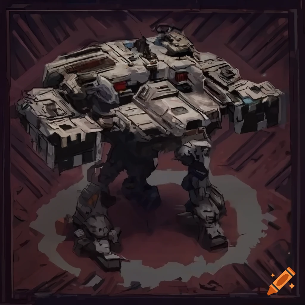 Top-down view of a detailed rusty spaceship game sprite on Craiyon