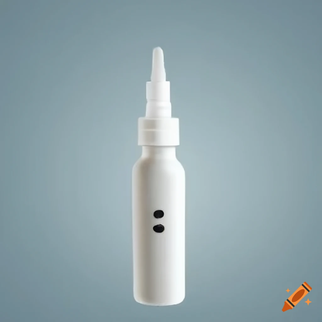 Nasal spray with buttons on Craiyon