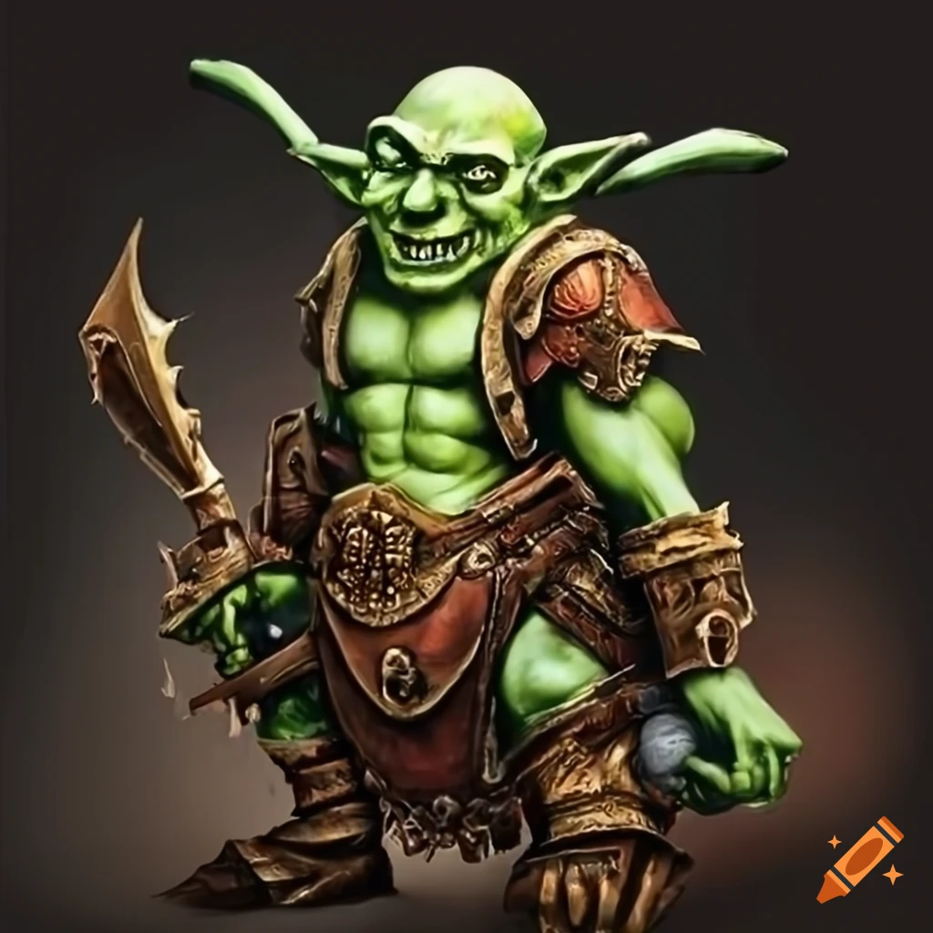 Goblin warlord artwork