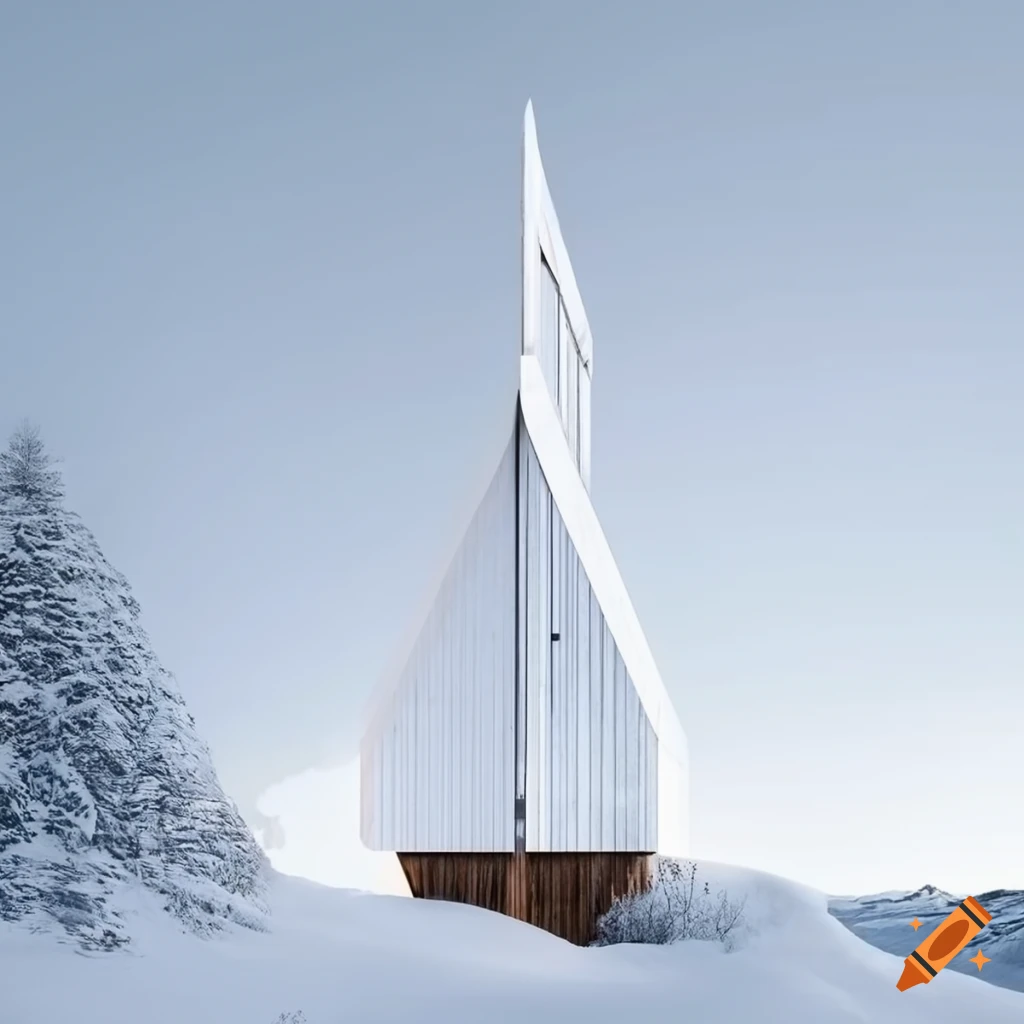 Minimalist tower cabin architecture