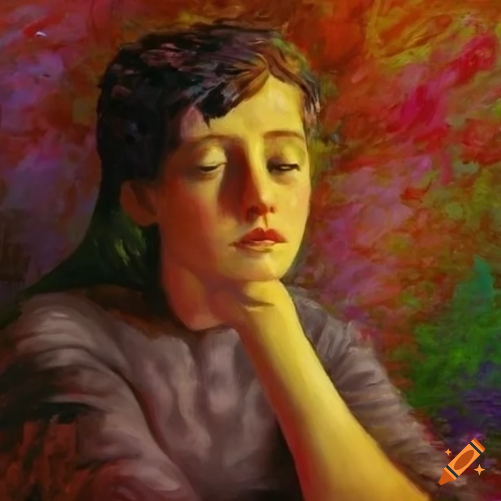 Impressionism art portraying loneliness on Craiyon