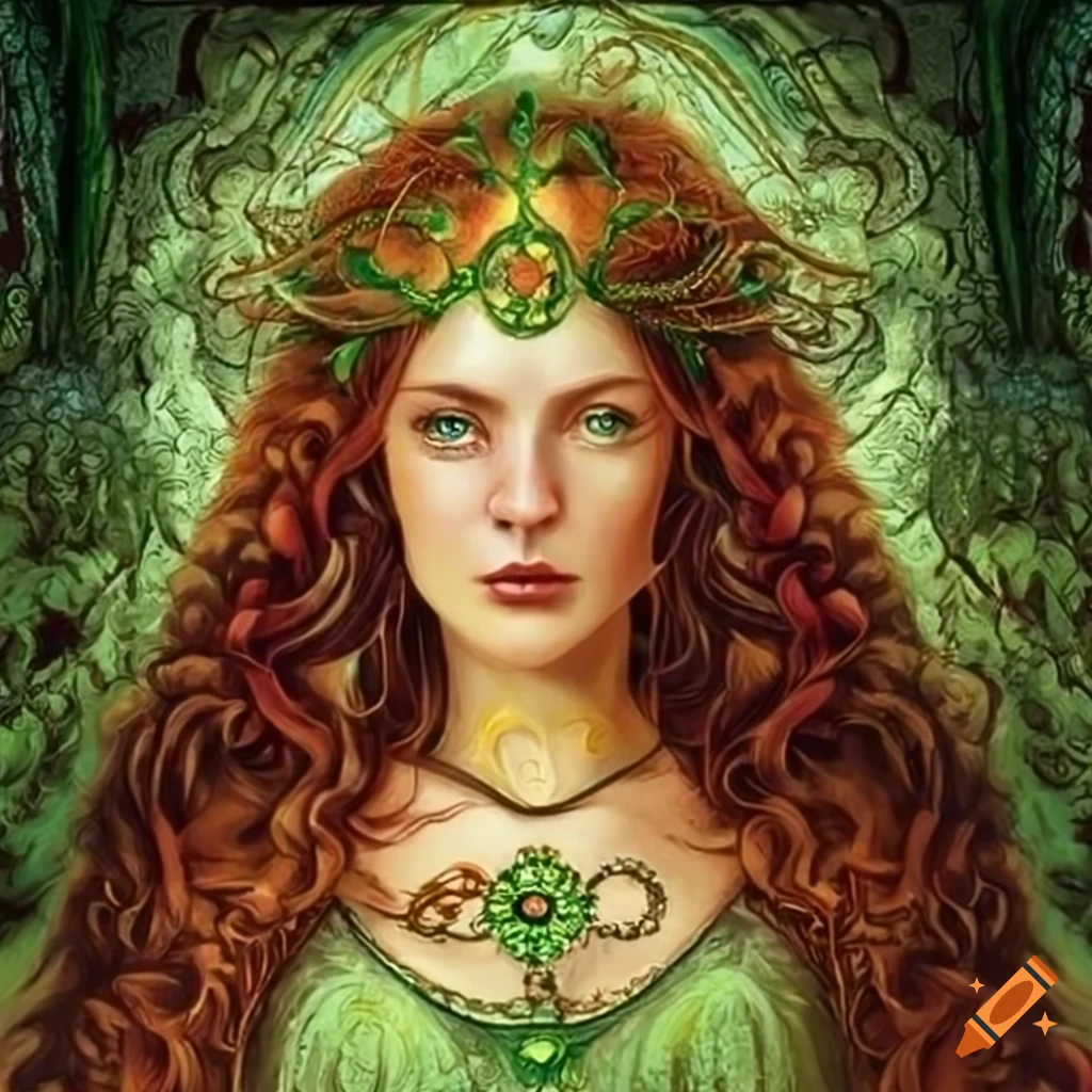 Image of brighid, the irish goddess
