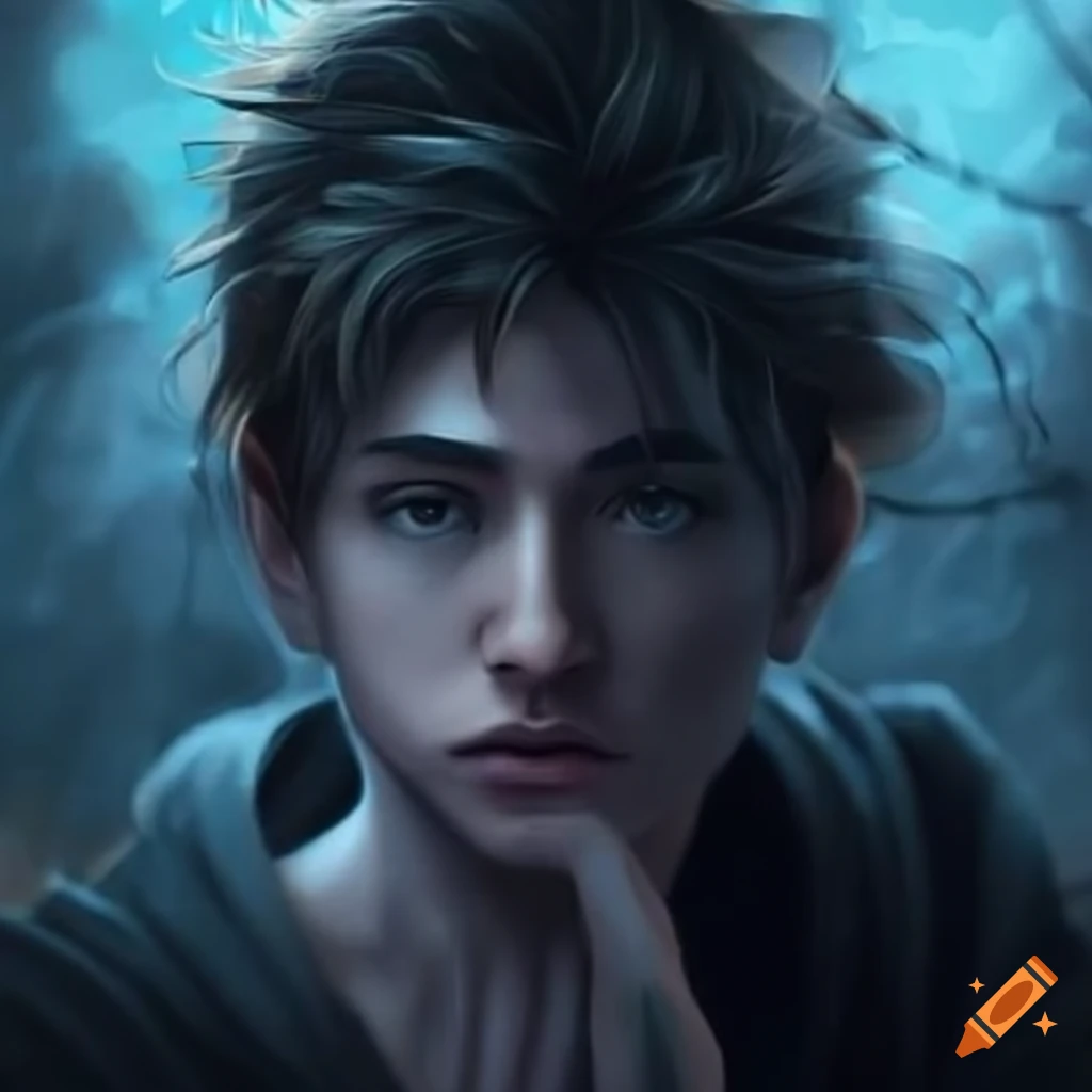 Portrait of an INFJ male on Craiyon