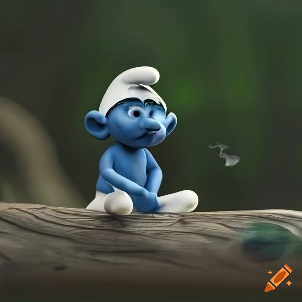 German smurf on Craiyon