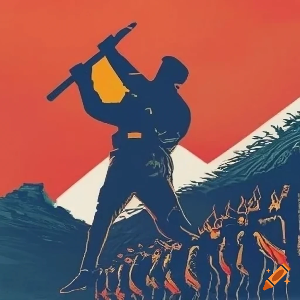 Brazilian socialist republic propaganda on Craiyon