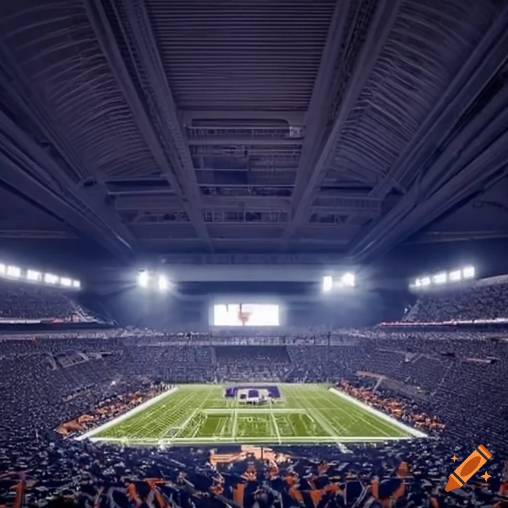 Future stadium design for the chicago bears on Craiyon