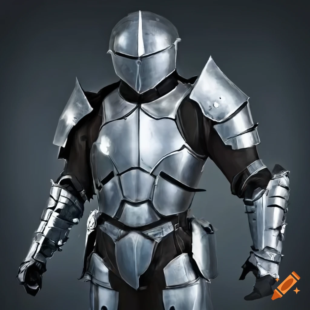 Image of futuristic knight armor