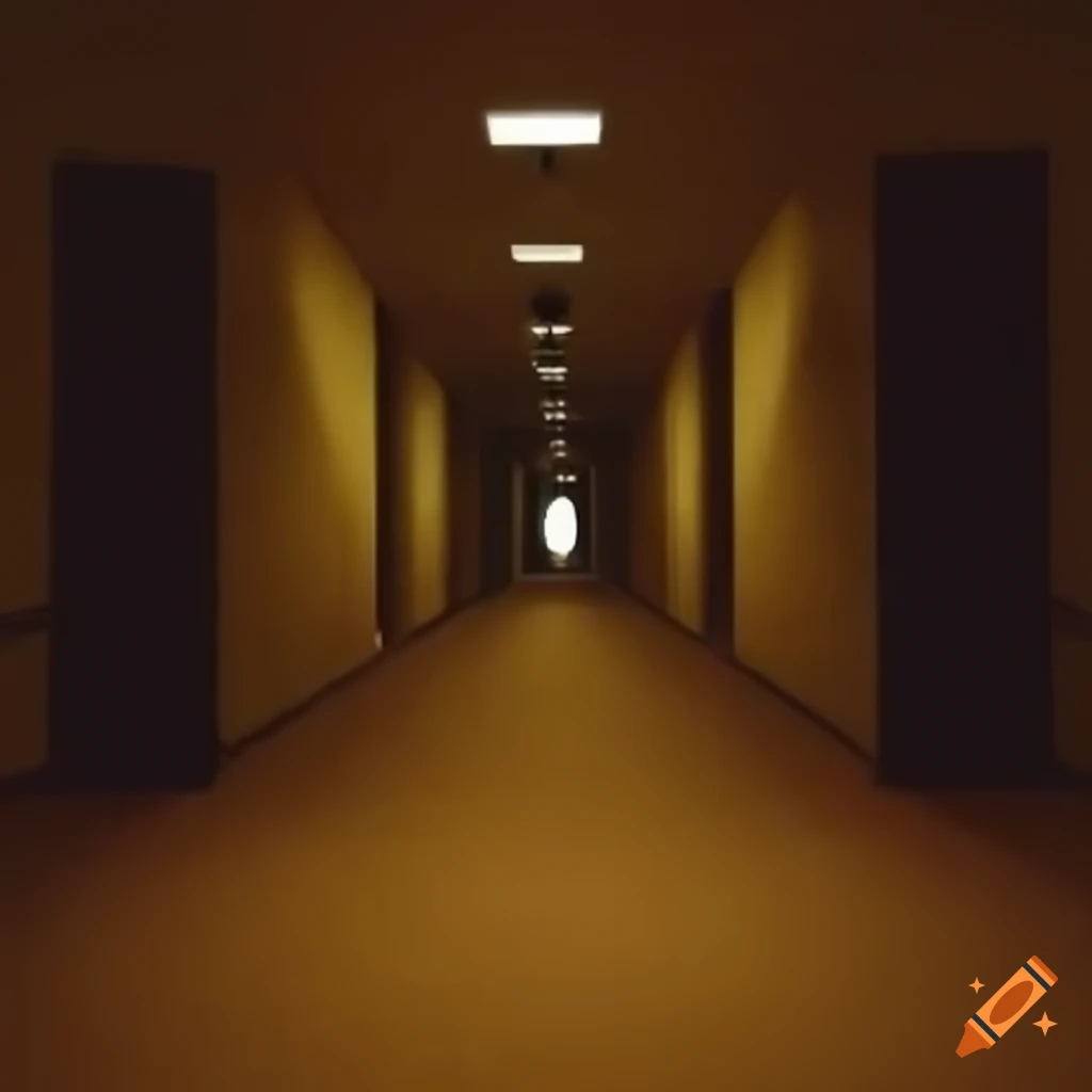 Abstract image representing the concept of the backrooms on Craiyon