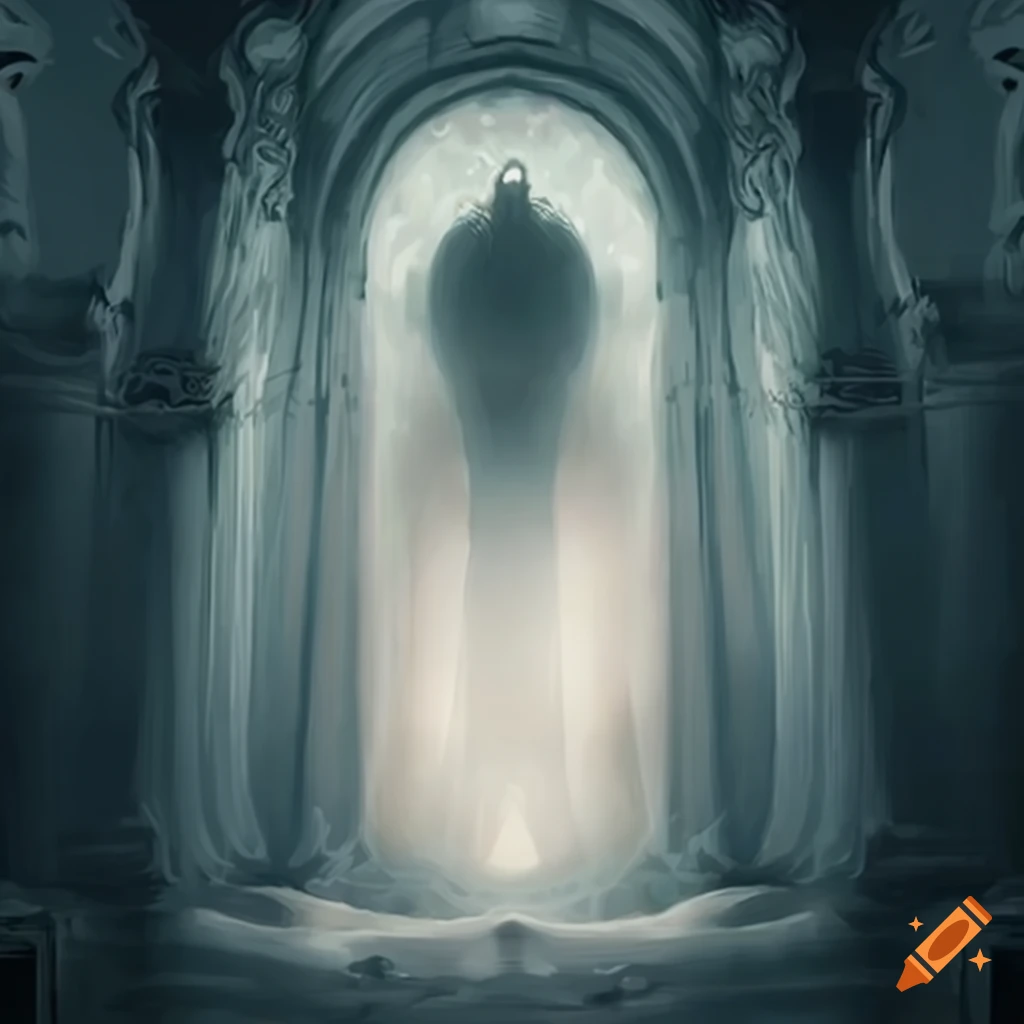 Surreal depiction of god connected to a machine on Craiyon