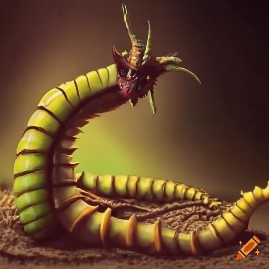 Fictional worm on Craiyon