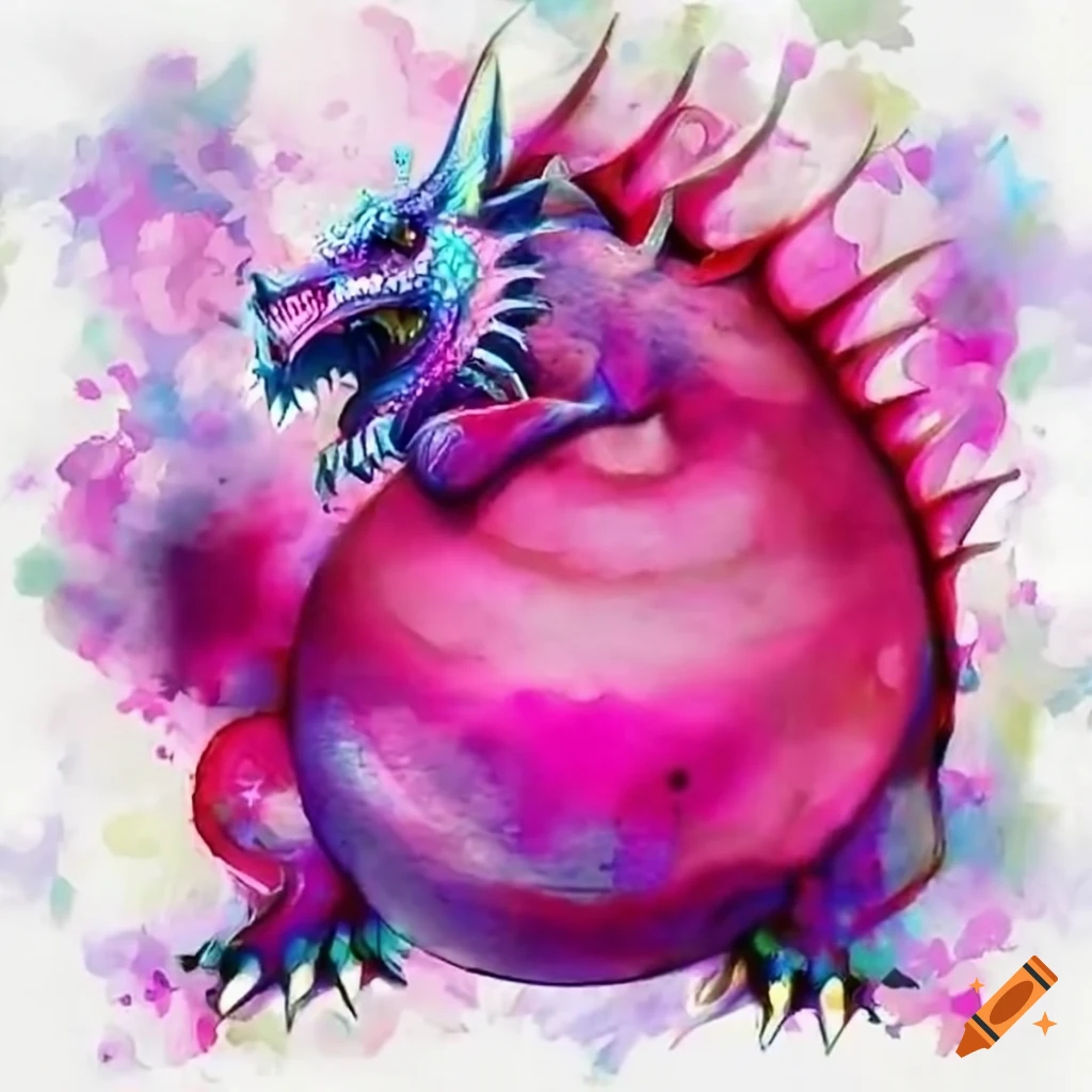 Abstract splatter painting in silver, white, and red with a mystical ...