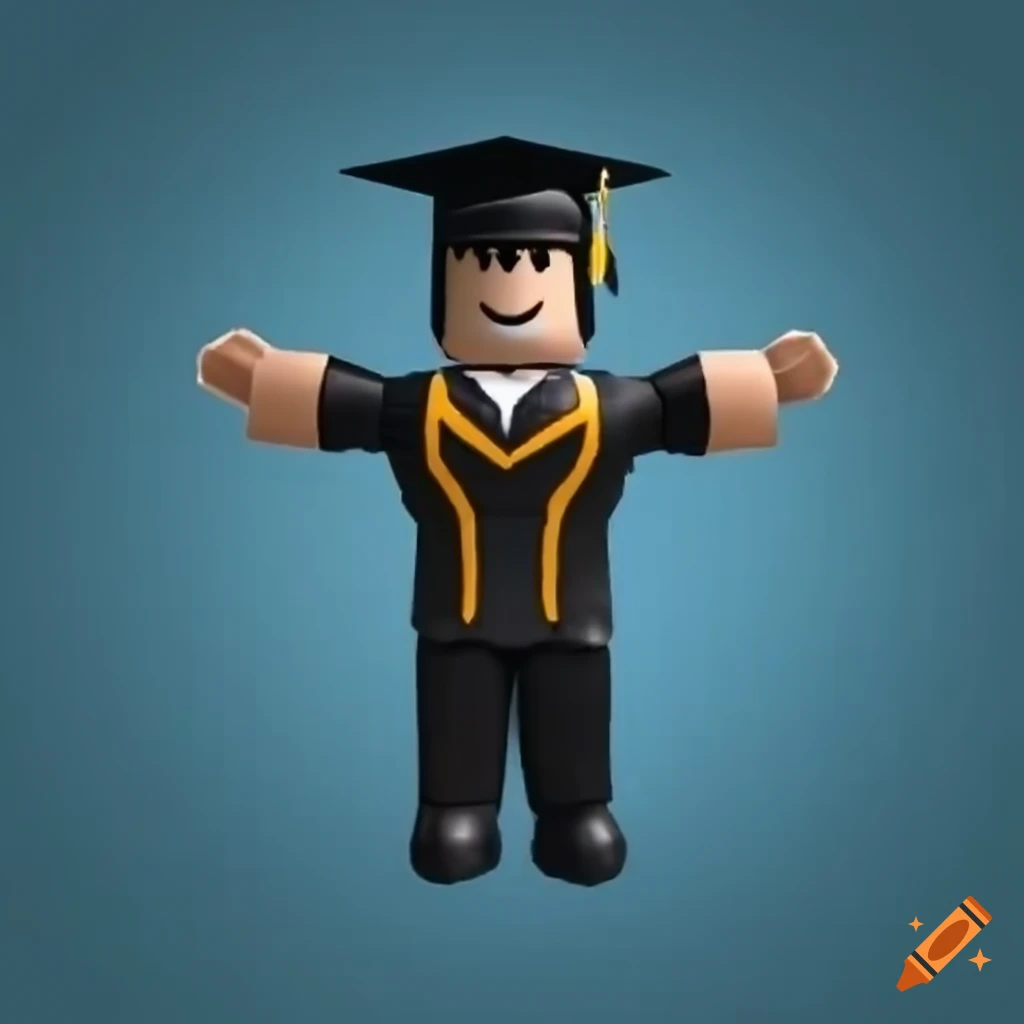 Roblox characters celebrating graduation 2023 on Craiyon