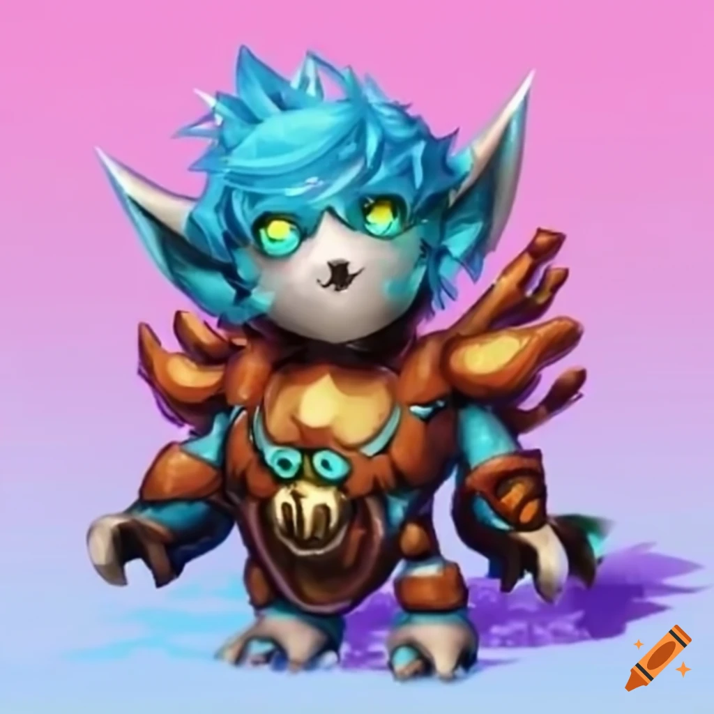 Cute skylander character on Craiyon