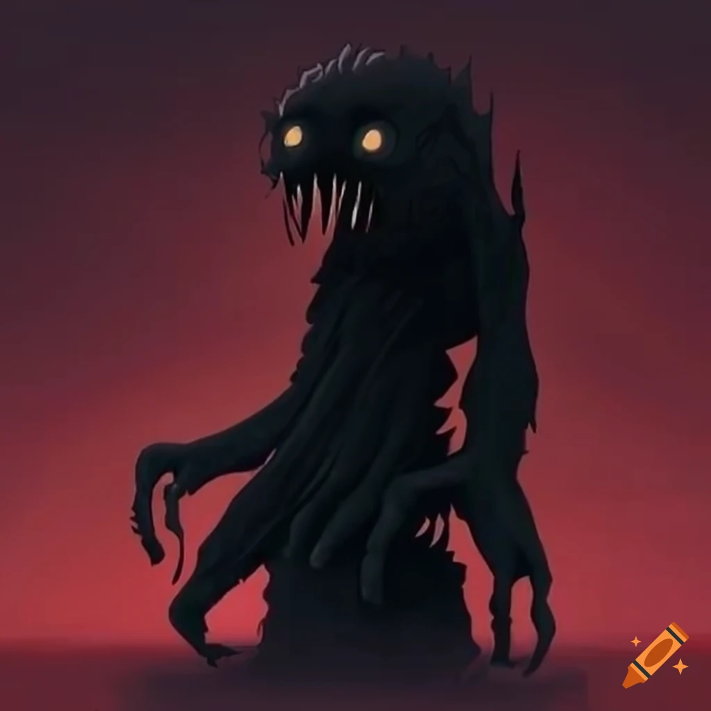 Image of shadow monsters on Craiyon