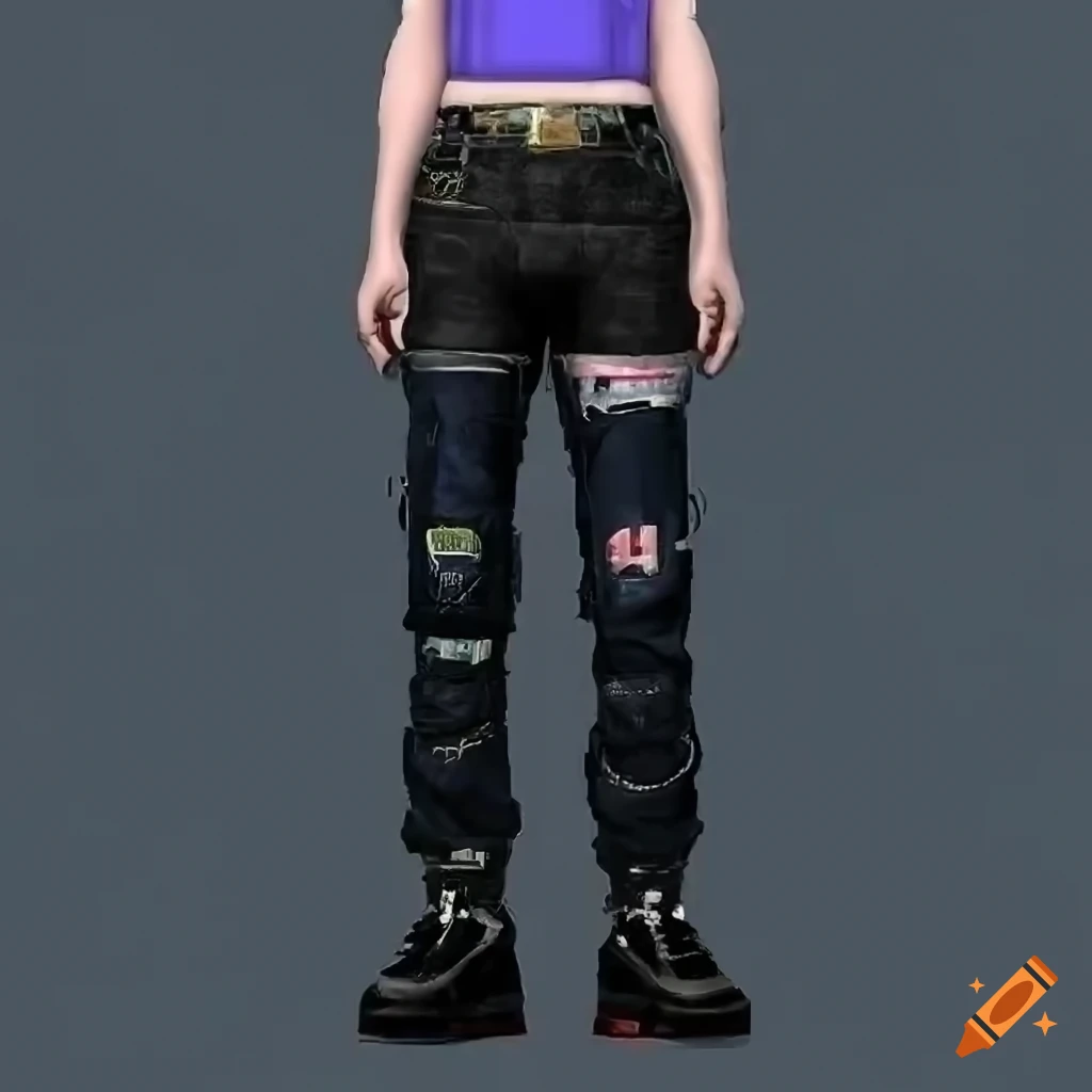 Cool realistic y2k outfit
