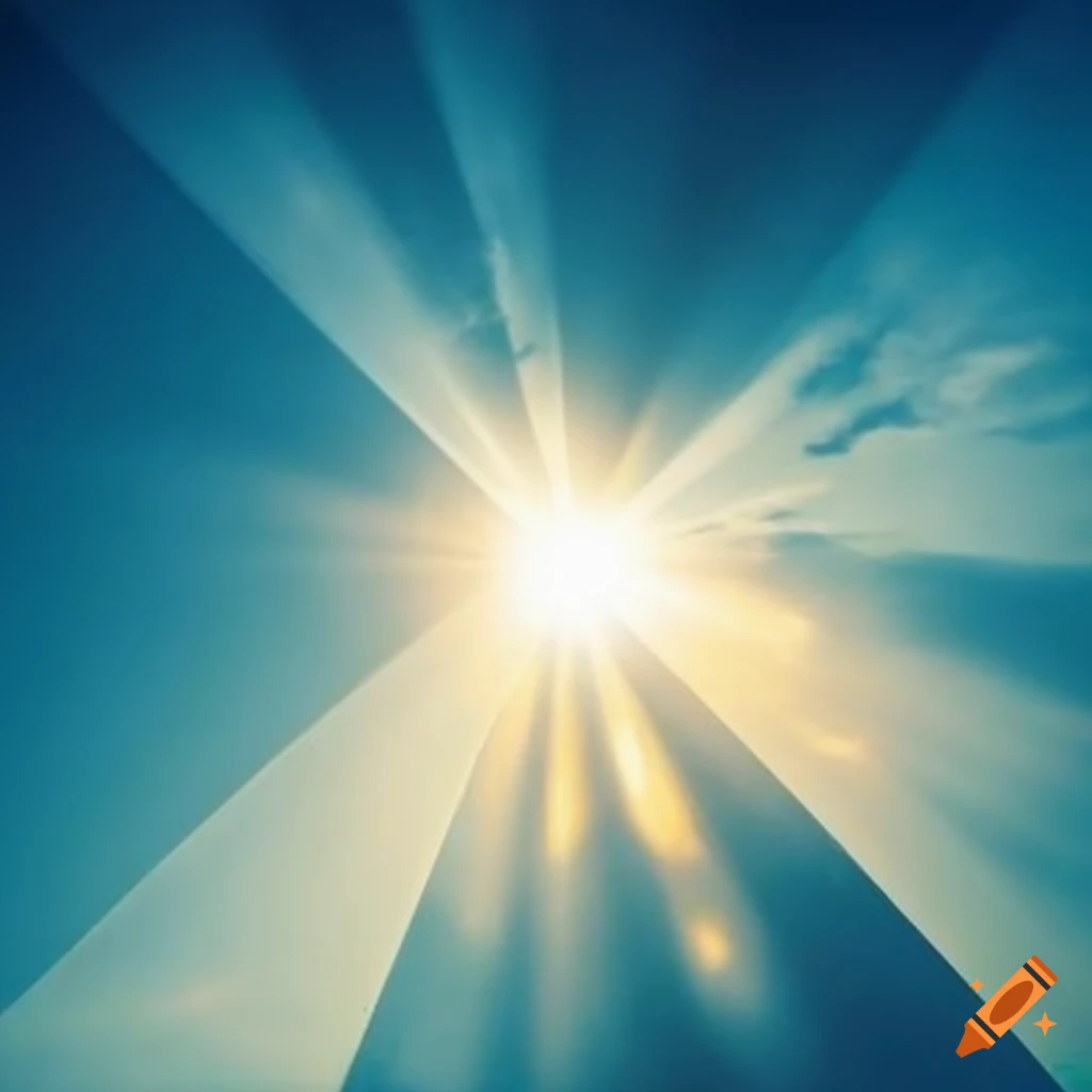 Bright sunny sky on Craiyon