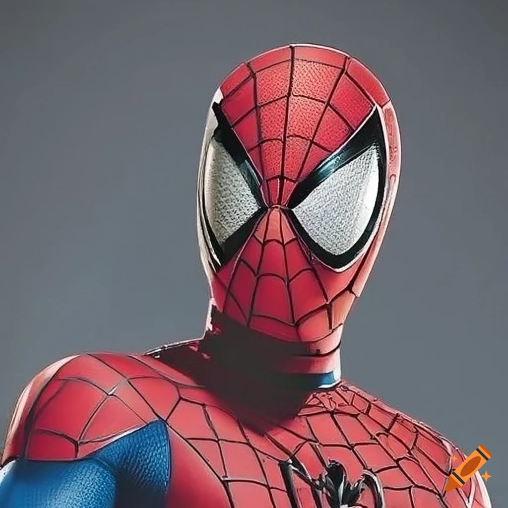 Spider-man wearing spider armor mk1