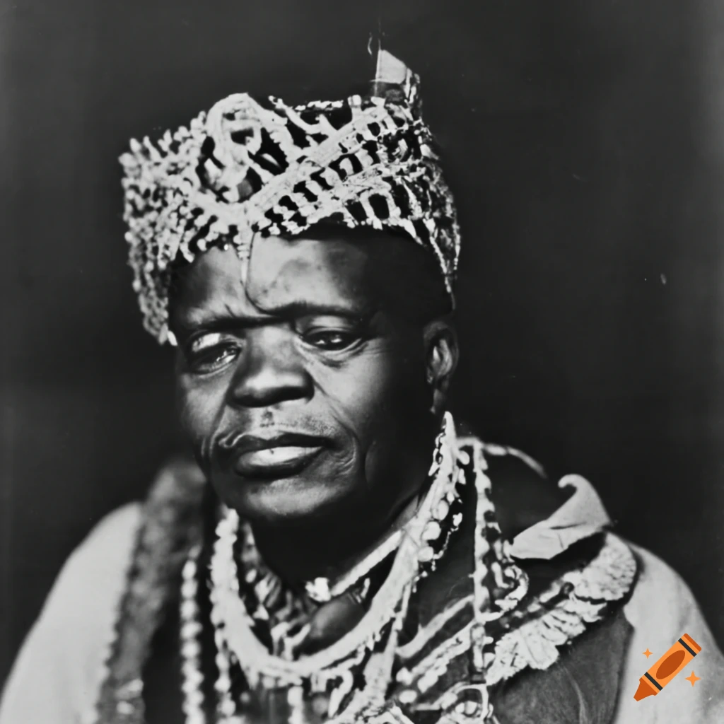 Portrait of Sobhuza II, a prominent independence activist on Craiyon