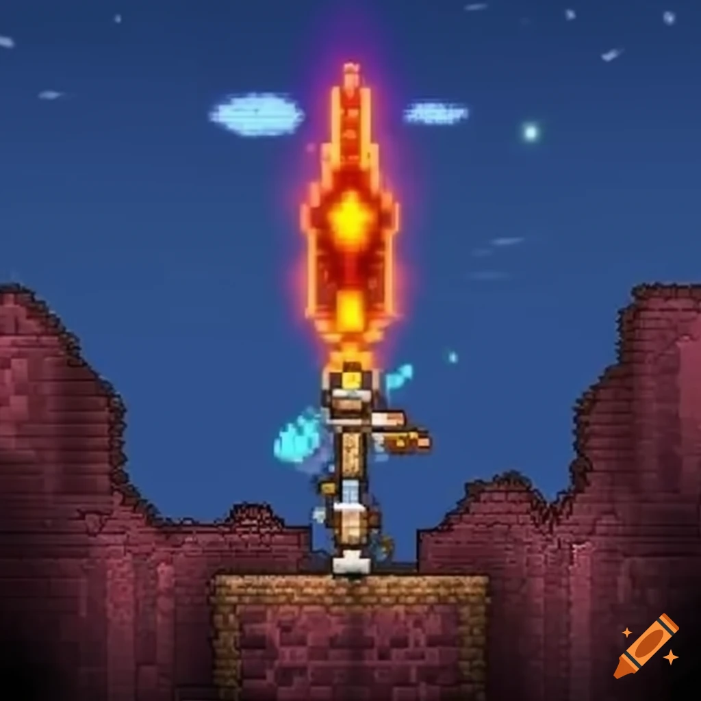 Terraria empress of light on Craiyon