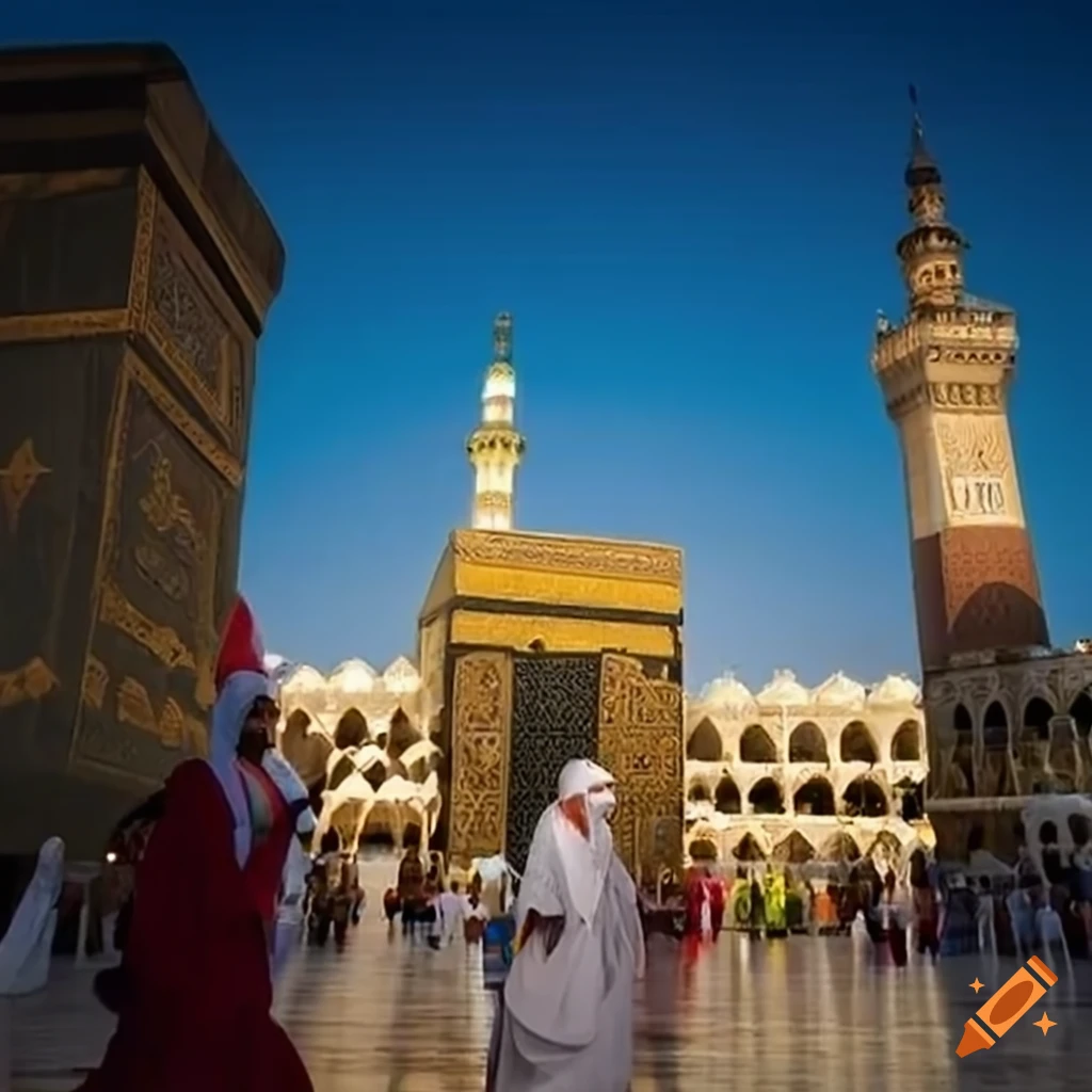 Ibn battuta on his pilgrimage to mecca on Craiyon