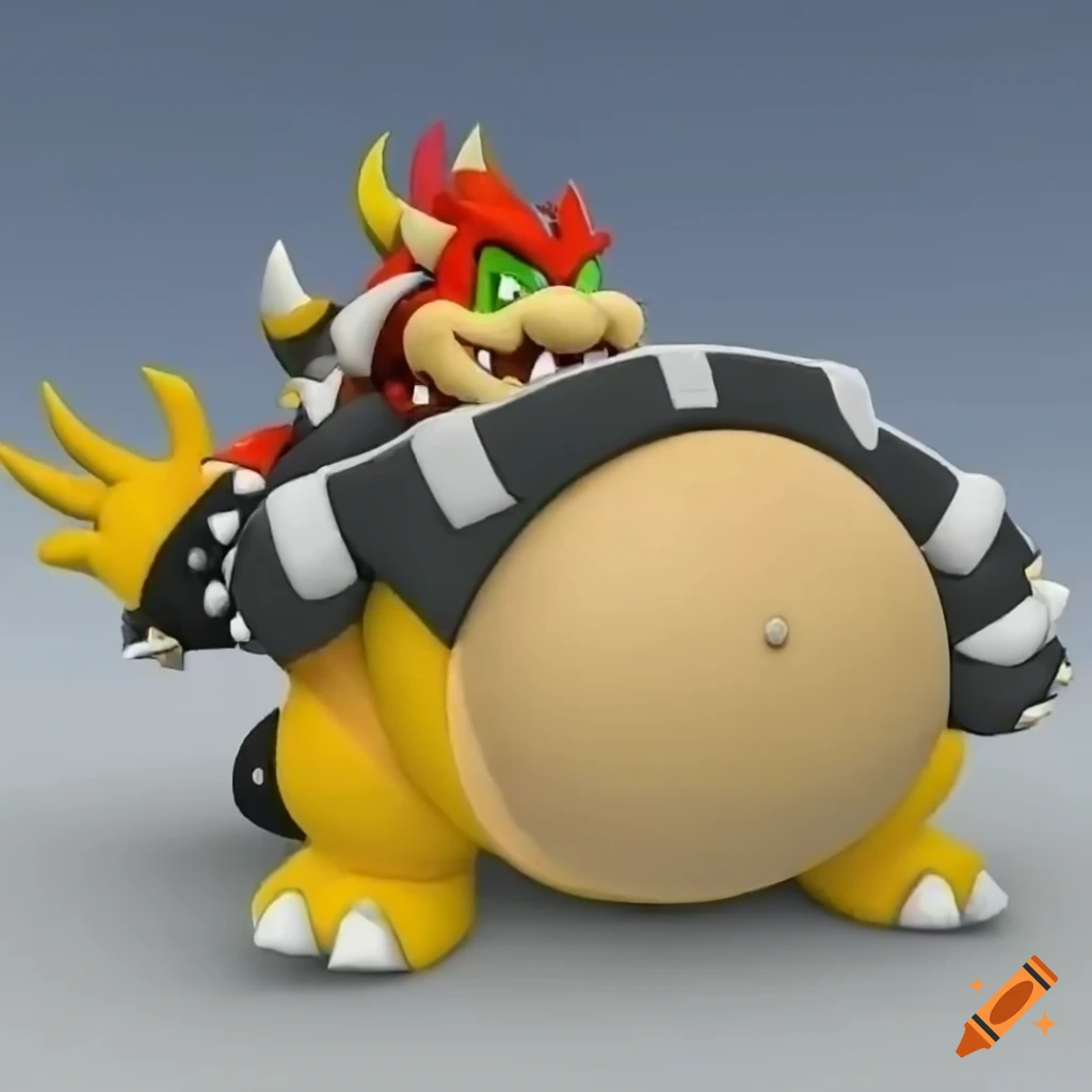 Image Of Bowser With A Large Belly On Craiyon