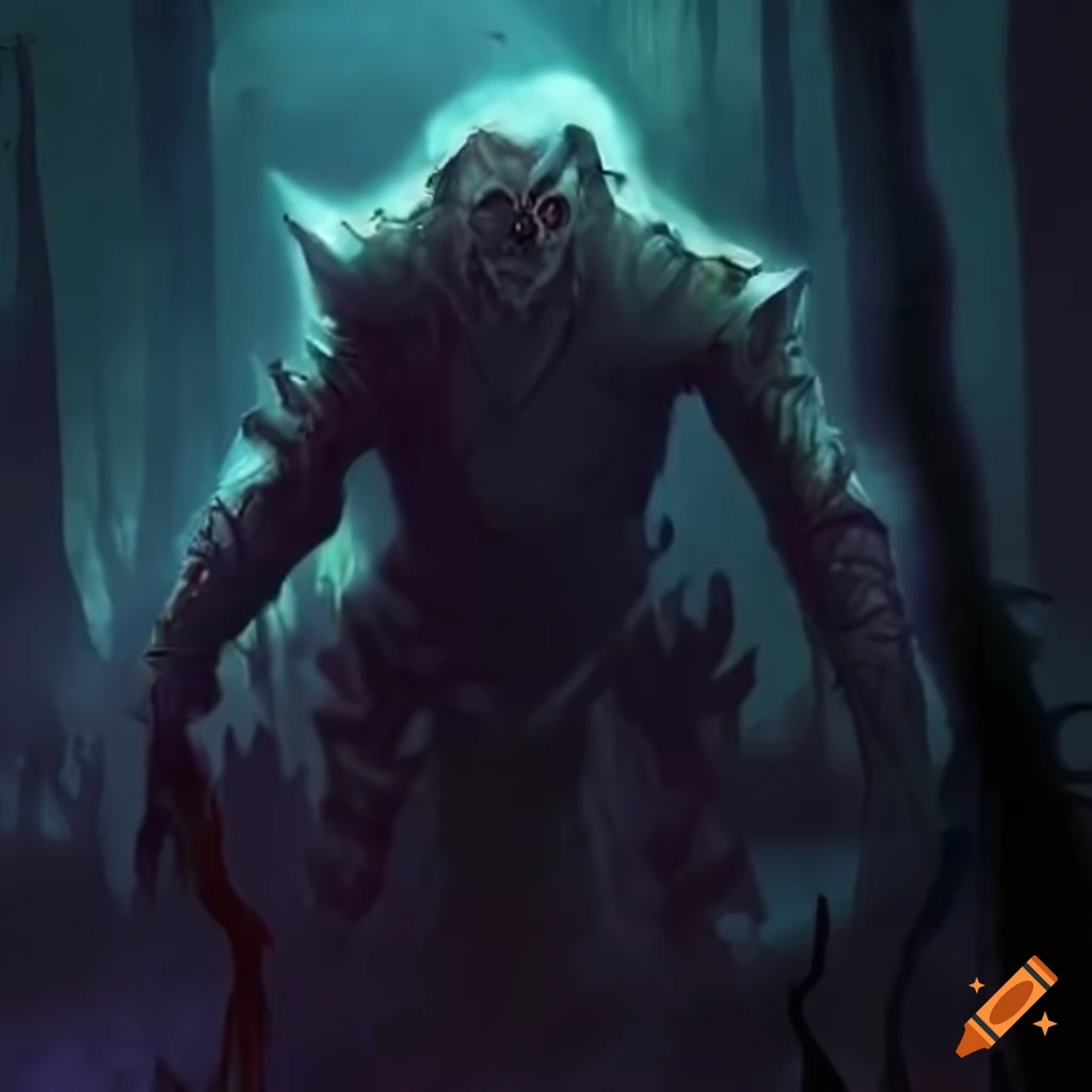 Artwork of Umbral Stalker, a dark and elusive creature on Craiyon