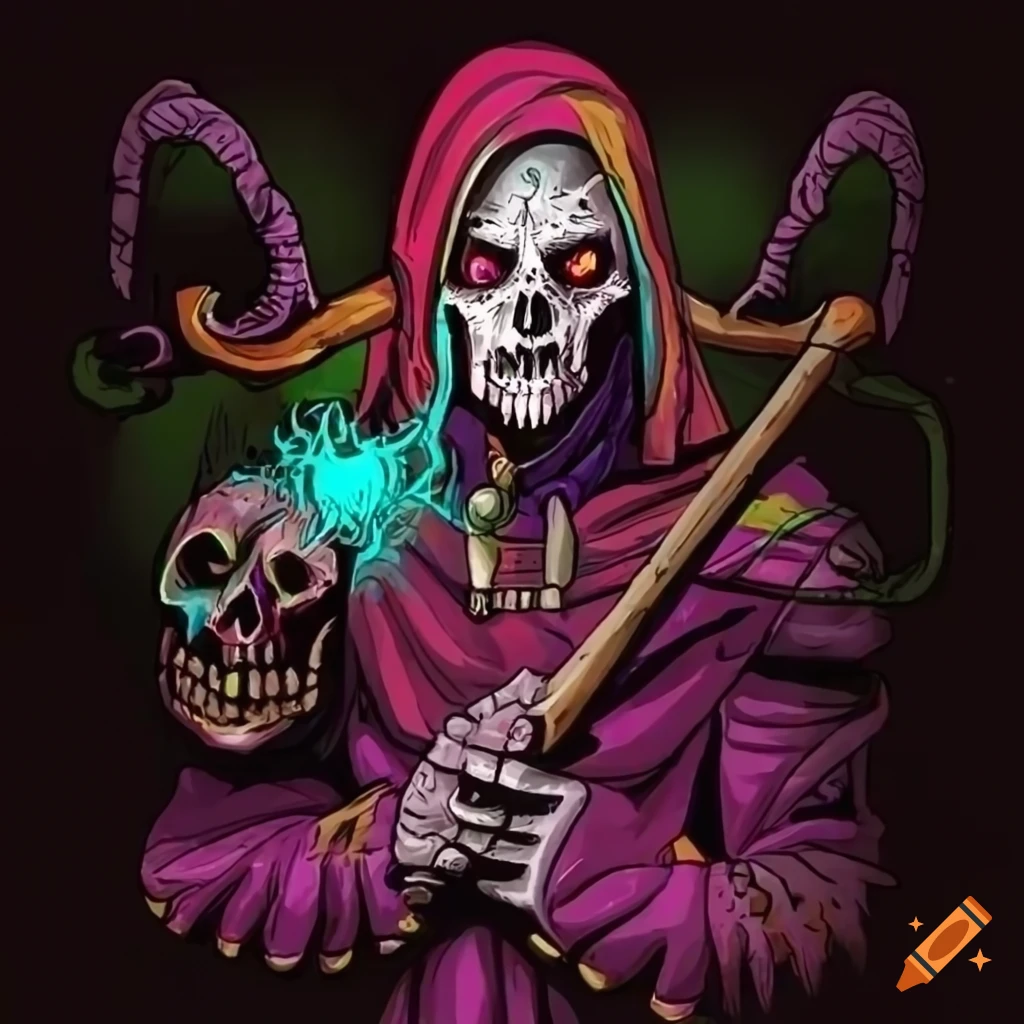 Man with a scythe and whip in tim burton style on Craiyon