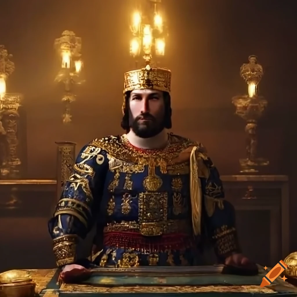 Photograph of Byzantine emperor in Venice on Craiyon