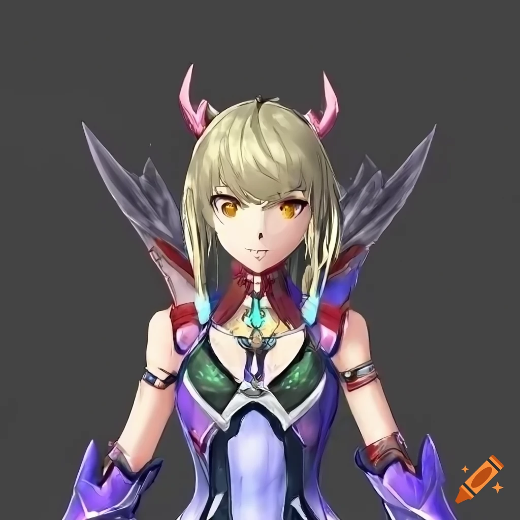 Waifu oc from xenoblade chronicles on Craiyon