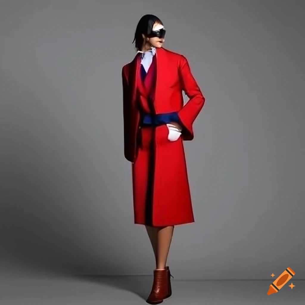 Image of a retro power suit with wide-lapel on Craiyon