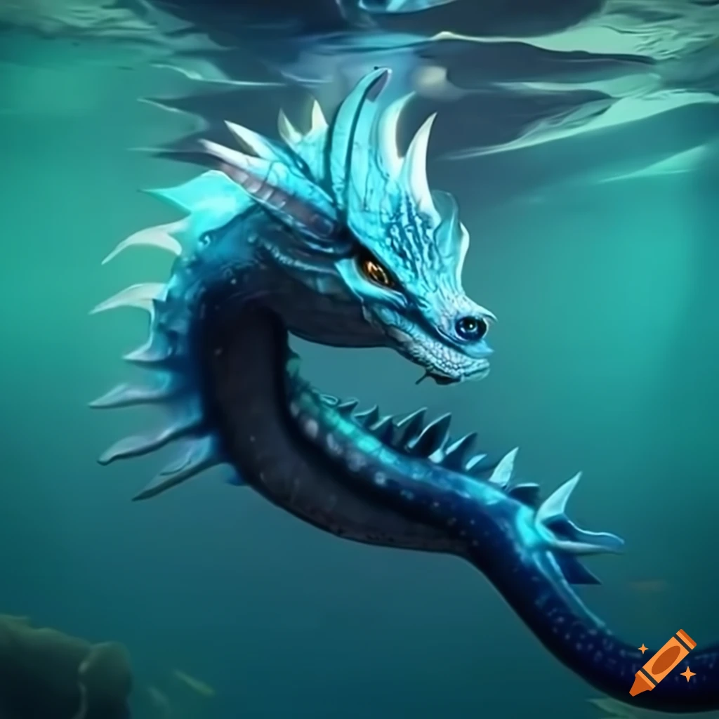 Legendary white serpent spirit in a fantasy desert setting on Craiyon