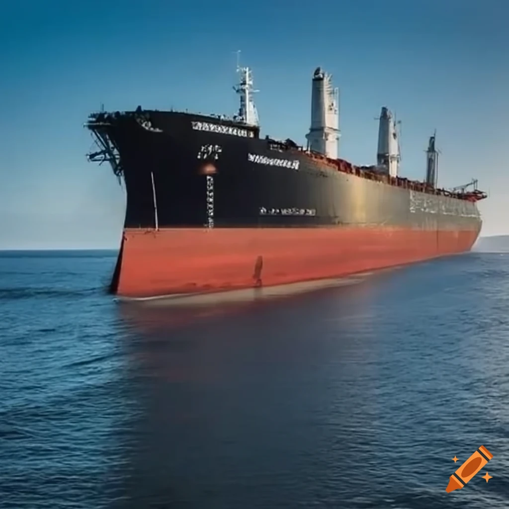 Photograph of the bulk carrier ship 'AAL ADDIS' at sea on Craiyon
