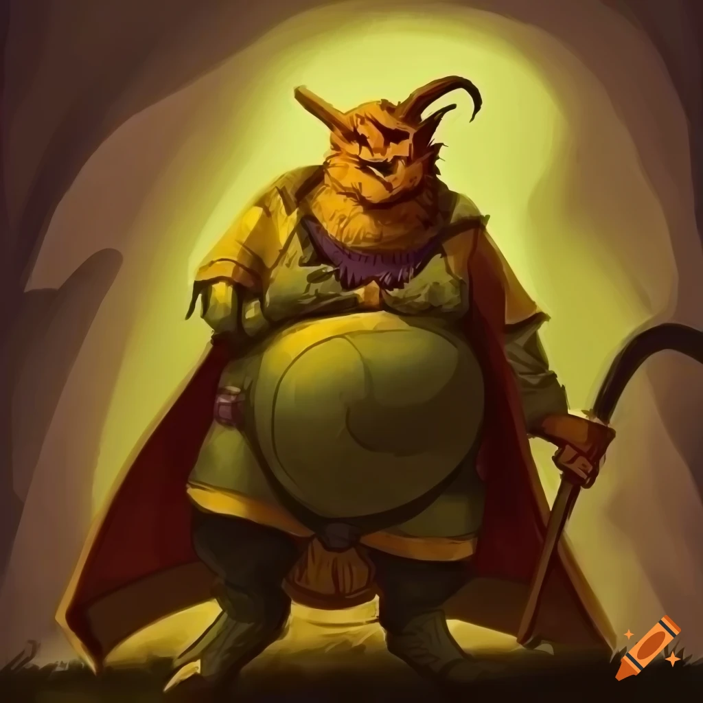 Artwork of a wise gold dragonborn professor in a cloak on Craiyon