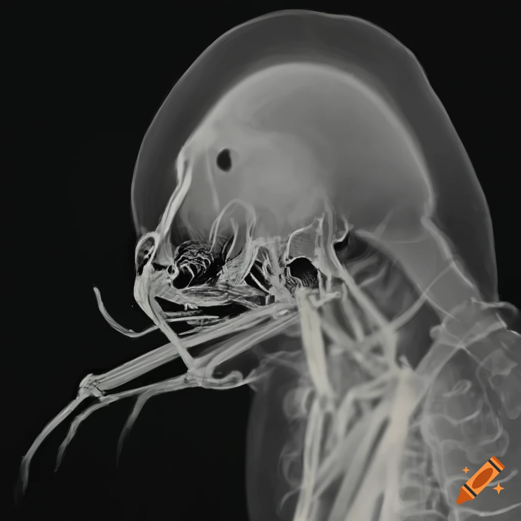 X-ray illustration of a termite by arthur rackham
