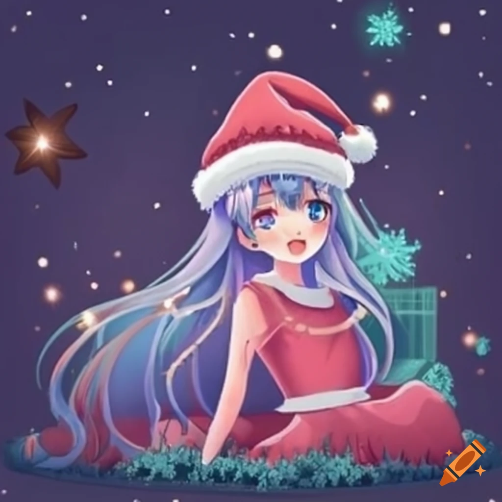 Pastel colored Christmas theme on Craiyon