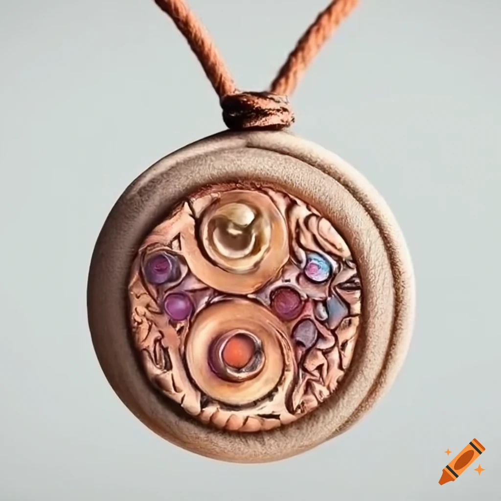 Metal amulet on Craiyon