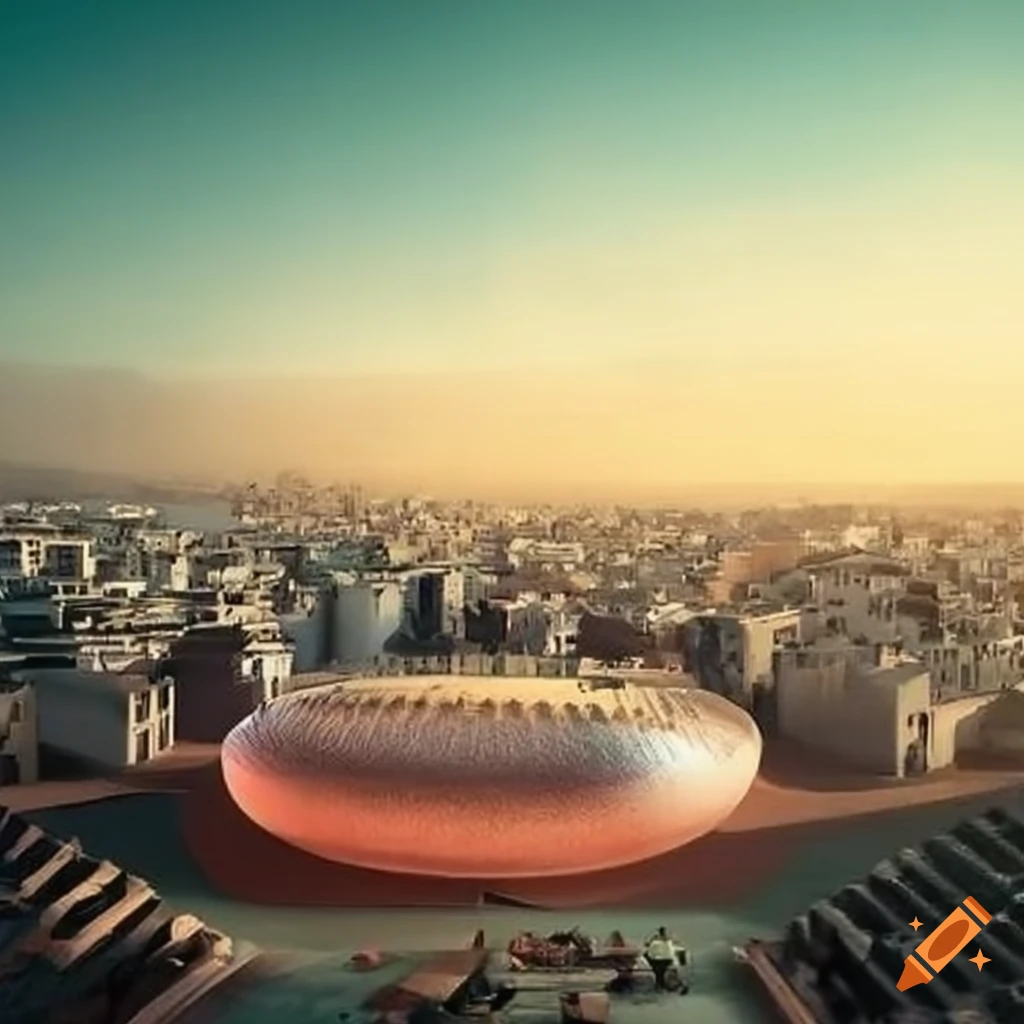 Luxury stadium in Fez city on Craiyon