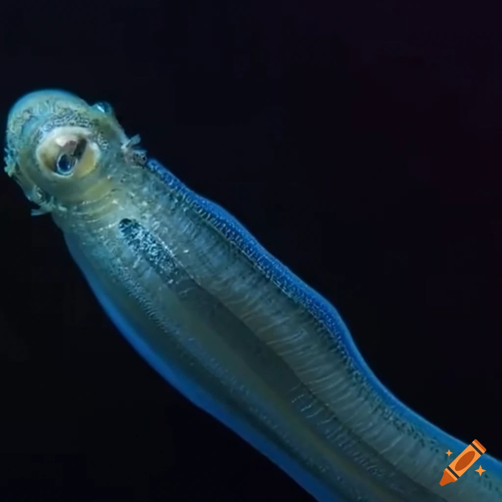 Strange deep ocean creature on Craiyon