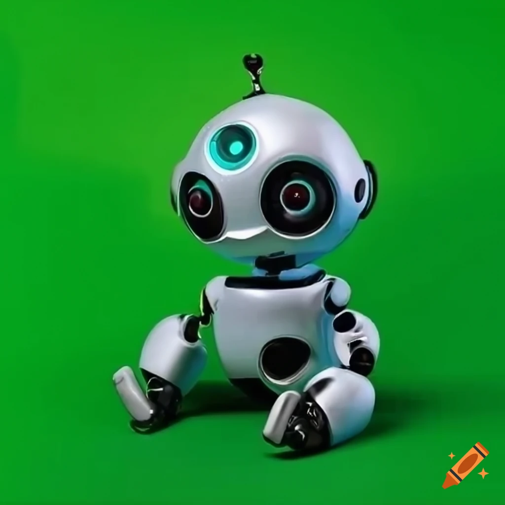 Cute robot suitable for children on Craiyon