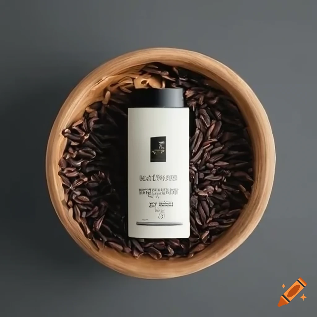Elegant and minimalist packaging design for Korean black rice SPF on ...