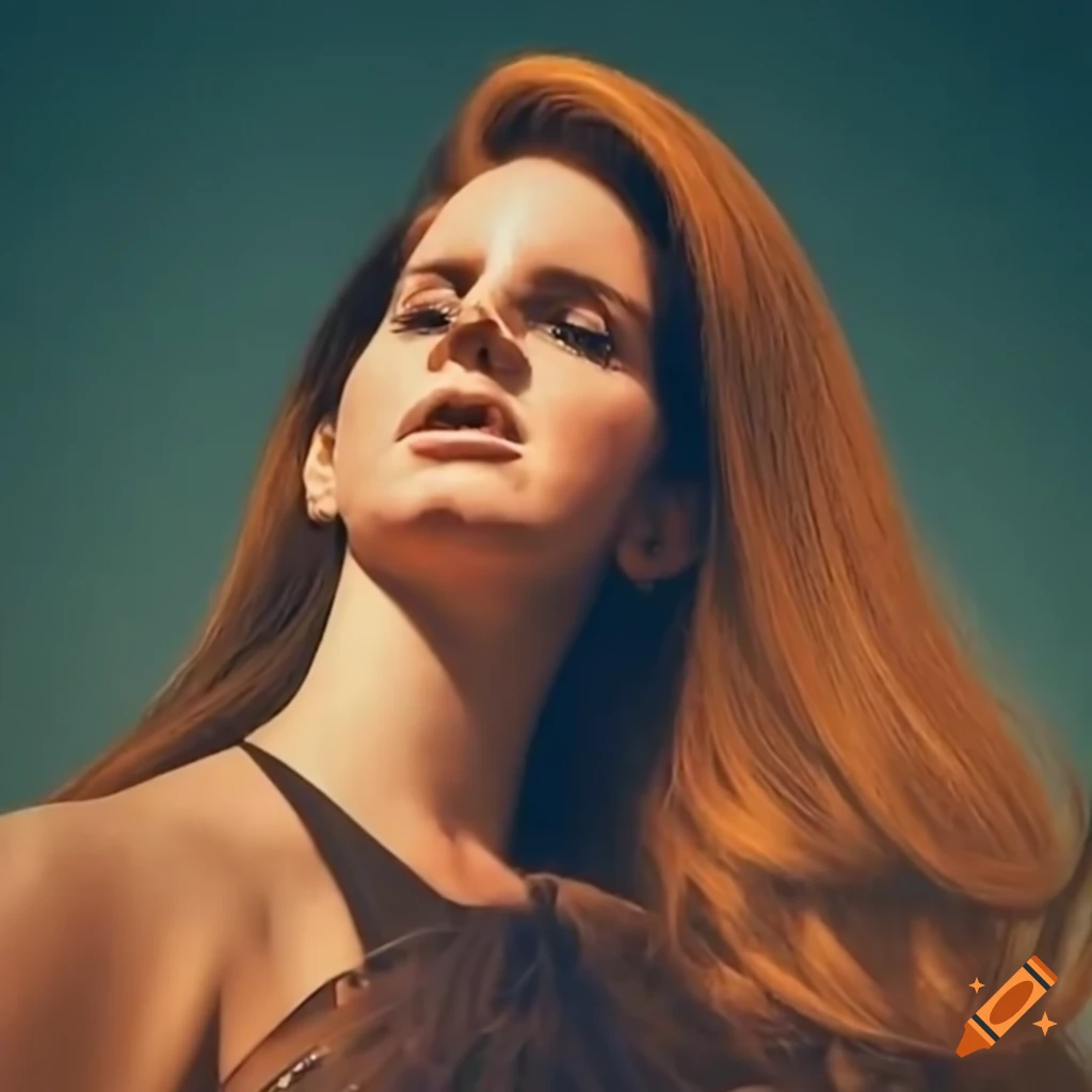 Lana del rey singing on mountains