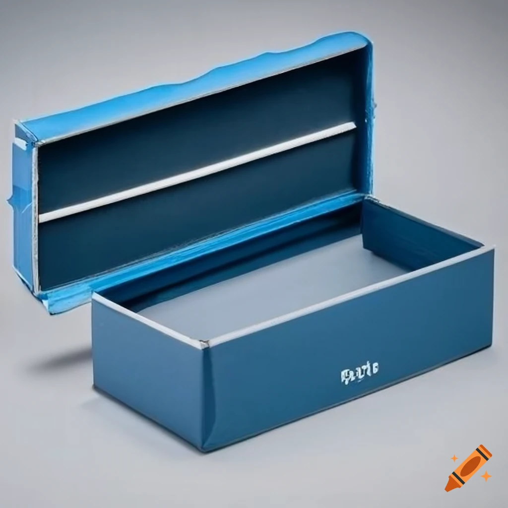 Blue lingerie box on Craiyon