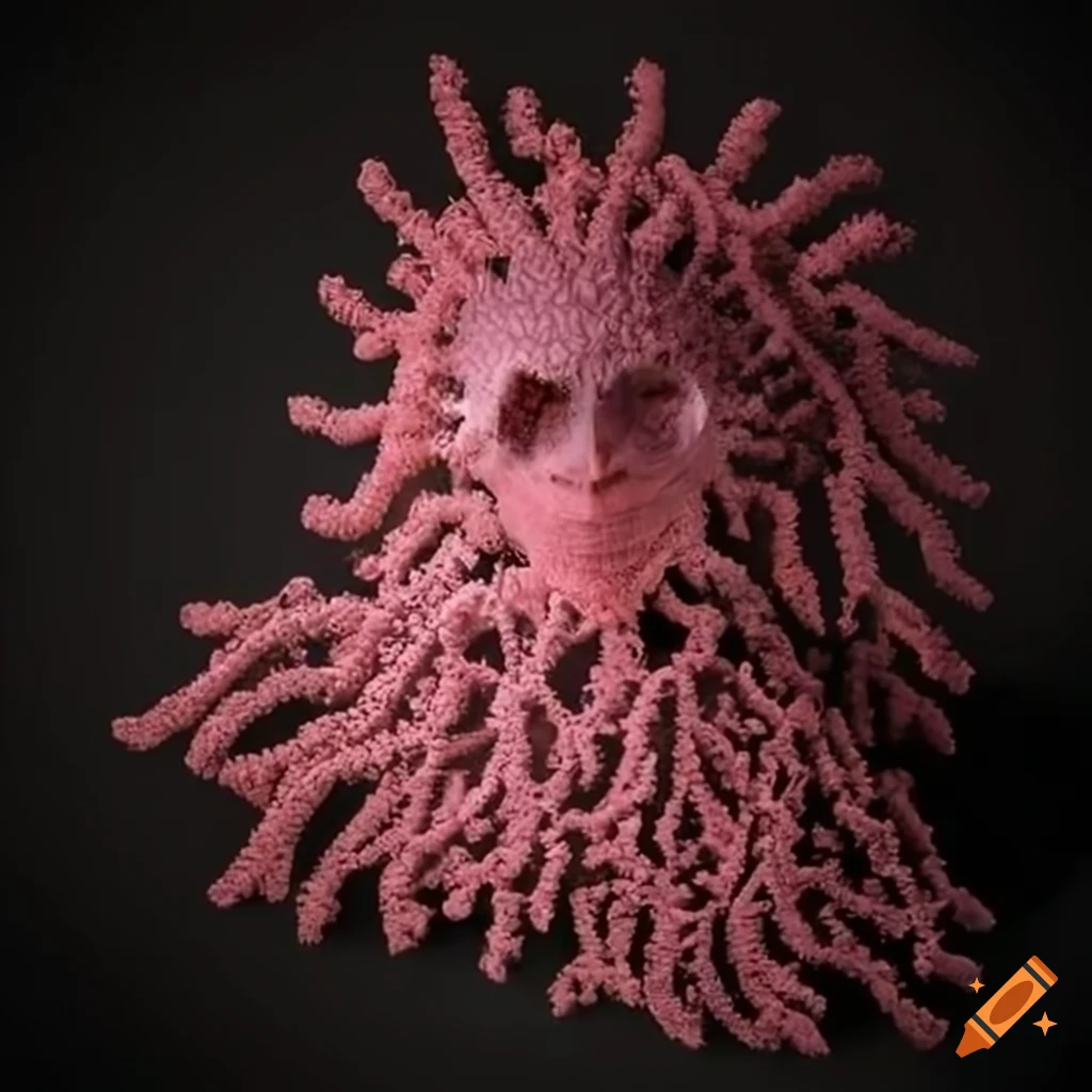 Living armor made of coral on Craiyon