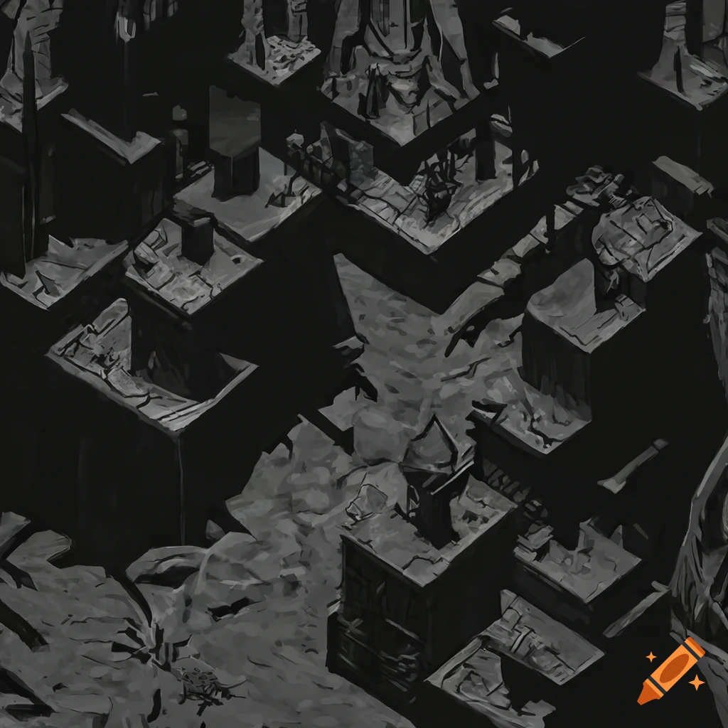 Detailed concept art of outdoor terrain in a video game on Craiyon