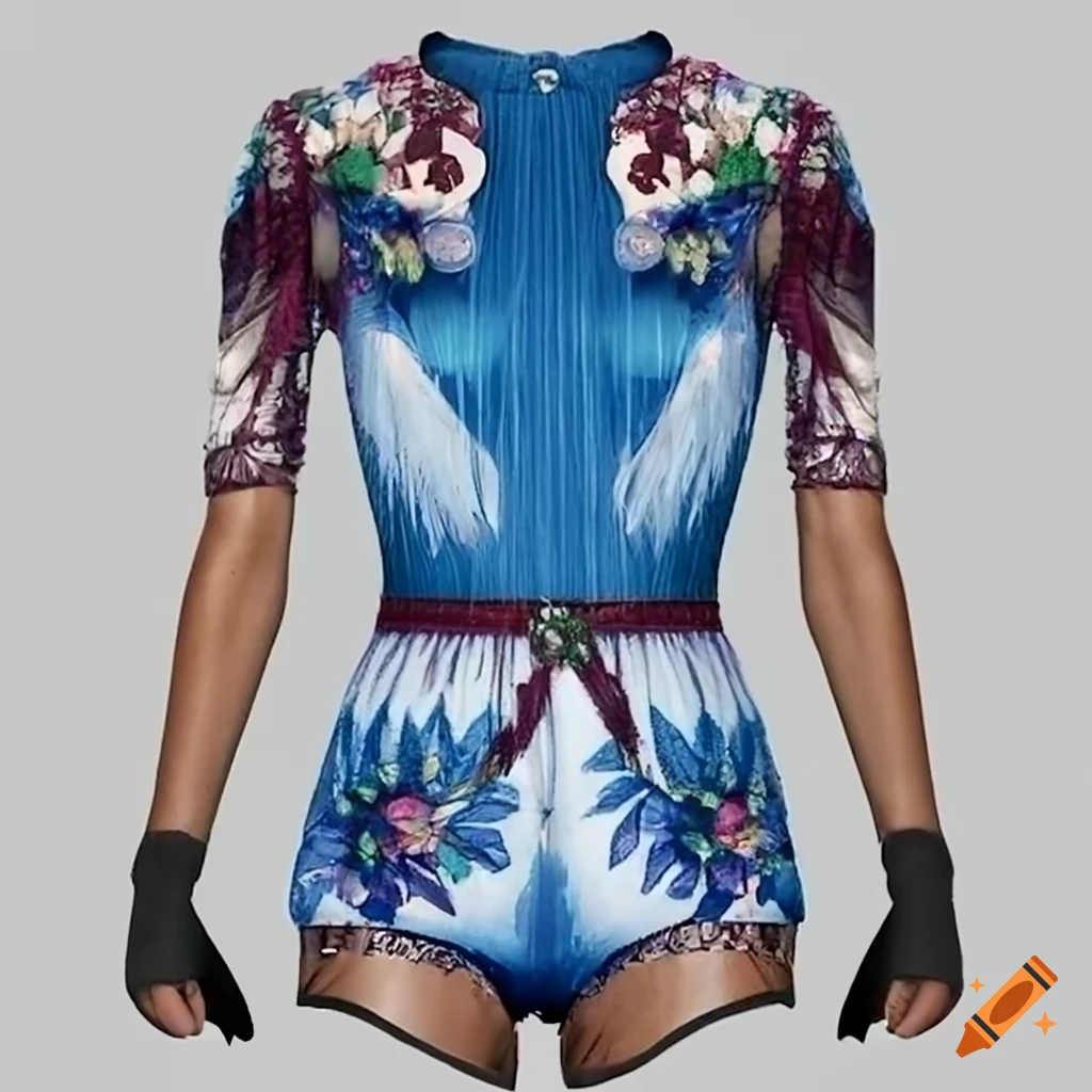 3d render of a high-resolution playsuit on Craiyon